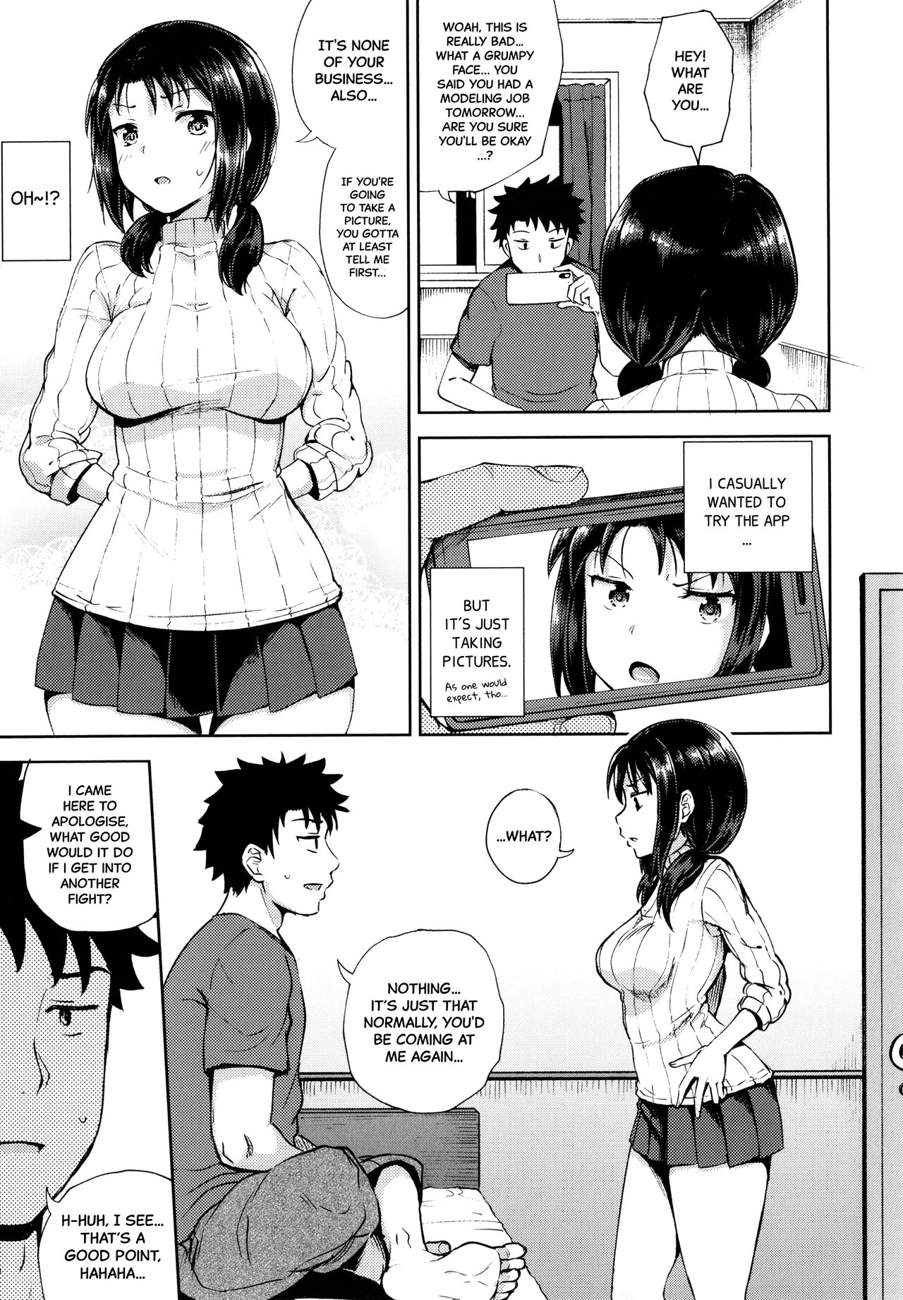 Nakayosi Apuri Ch1 Get Along App Ch1 Page 5 Nhentai Hentai Doujinshi And Manga 